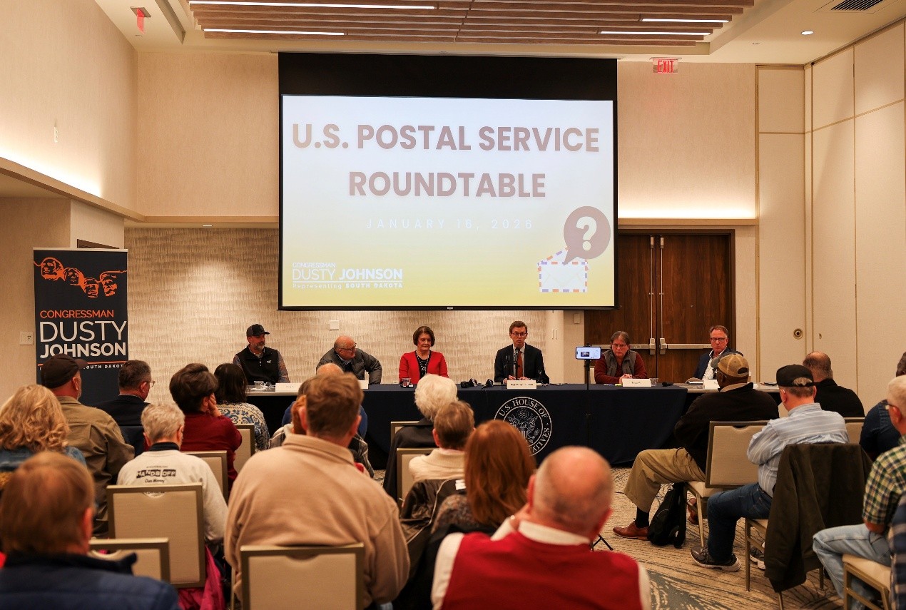 Congressman Dusty Johnson’s Weekly Column: Return to Sender: Common ...